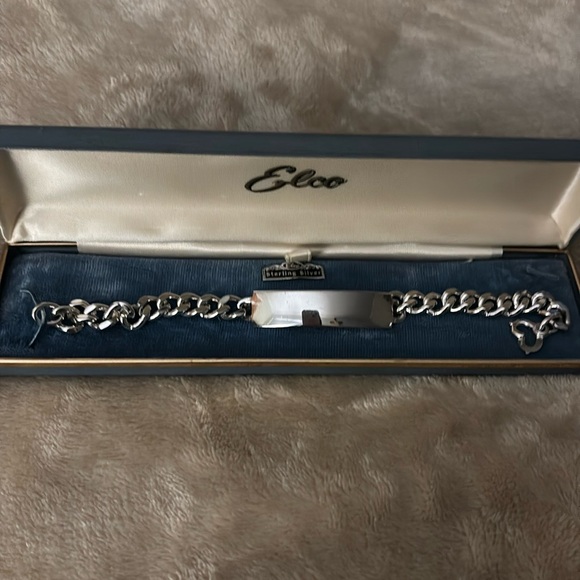 Elco | Jewelry | Vintage Elco Silver Chain Bracelet | Poshmark